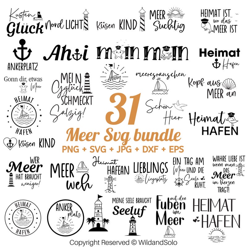 Plotterdatei maritim - Etsy.de