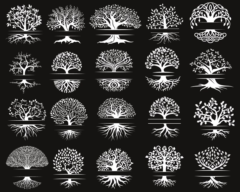 Tree of Life Monogram Svg Family Reunion SVG Family Tree - Etsy