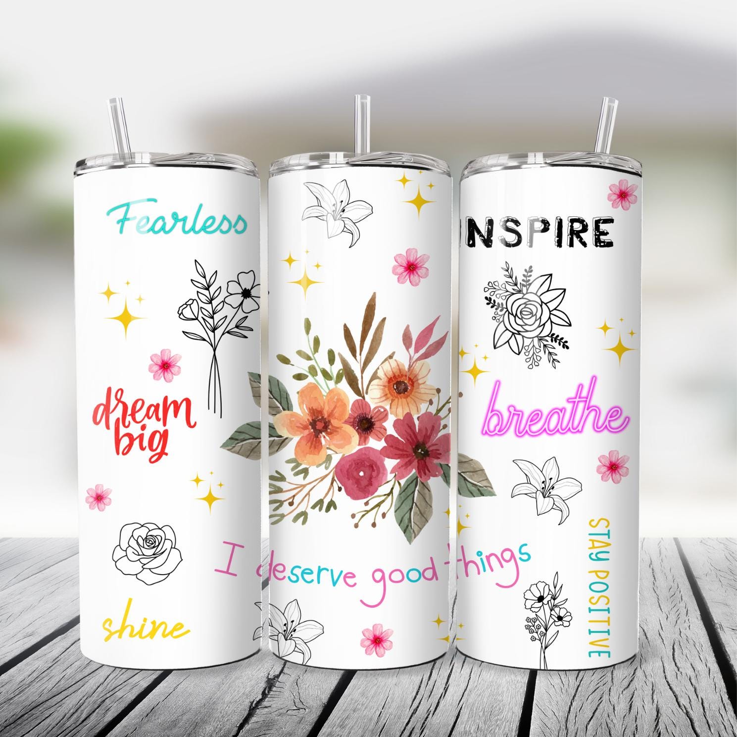 30 Tumbler Quotation Design,20 Oz Tumbler Design, Positive Quotes Png ...