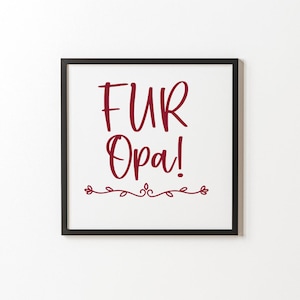 30 German Opa Plotter Svg, Opa Rainbow Svg, German Phrases Svg, Flower ...