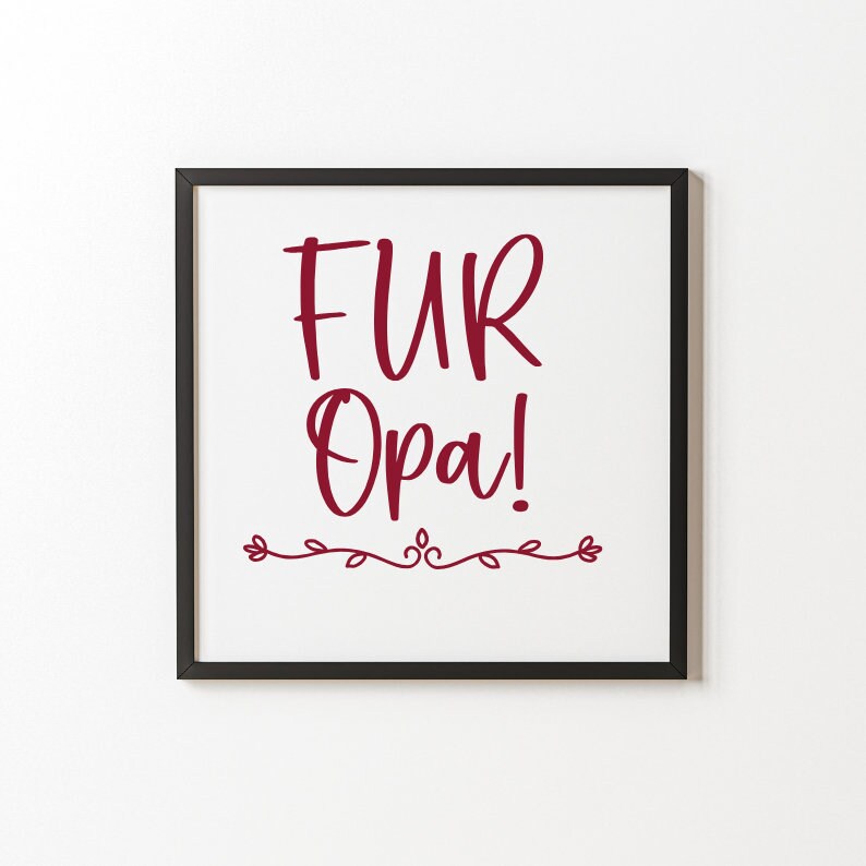 30 German Opa Plotter Svg, Opa Rainbow Svg, German Phrases Svg, Flower ...
