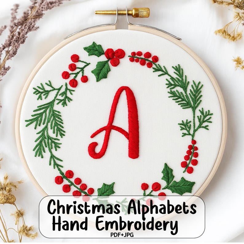 Alphabet Personalized Christmas Ornaments | Custom Initial Christmas ...