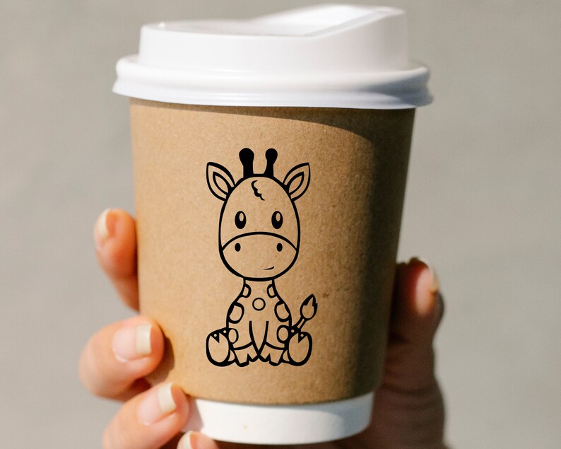 Giraffe Svg School Classroom Label Kids Safari Animals - Etsy