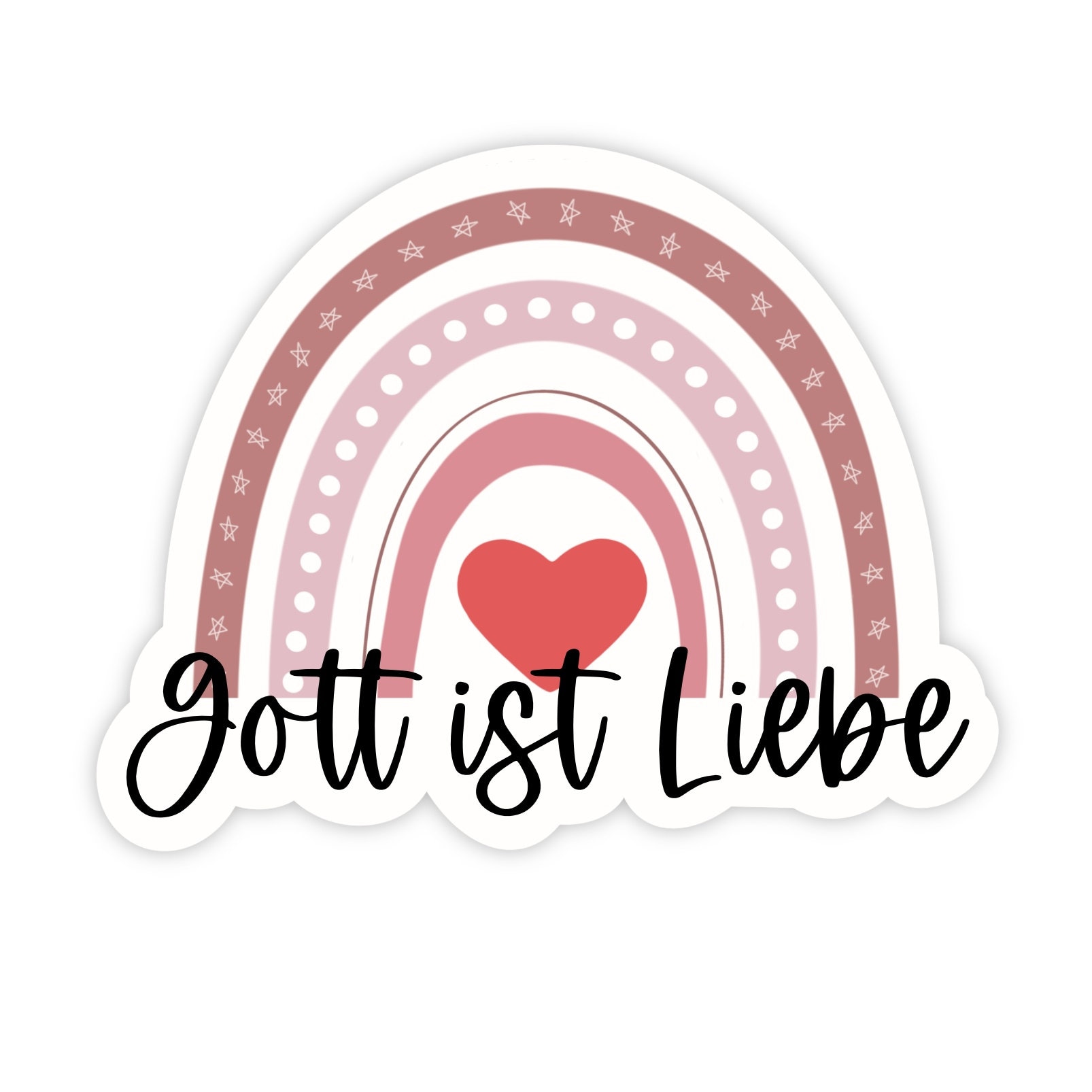 God is Love Stickers Sticker Christian Faith Bible Words Valentine's ...