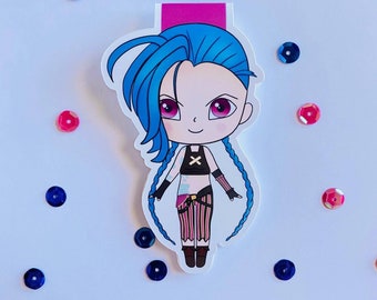 Jinx and Mel Arcane: League of Legends Magnetic Bookmark - Etsy