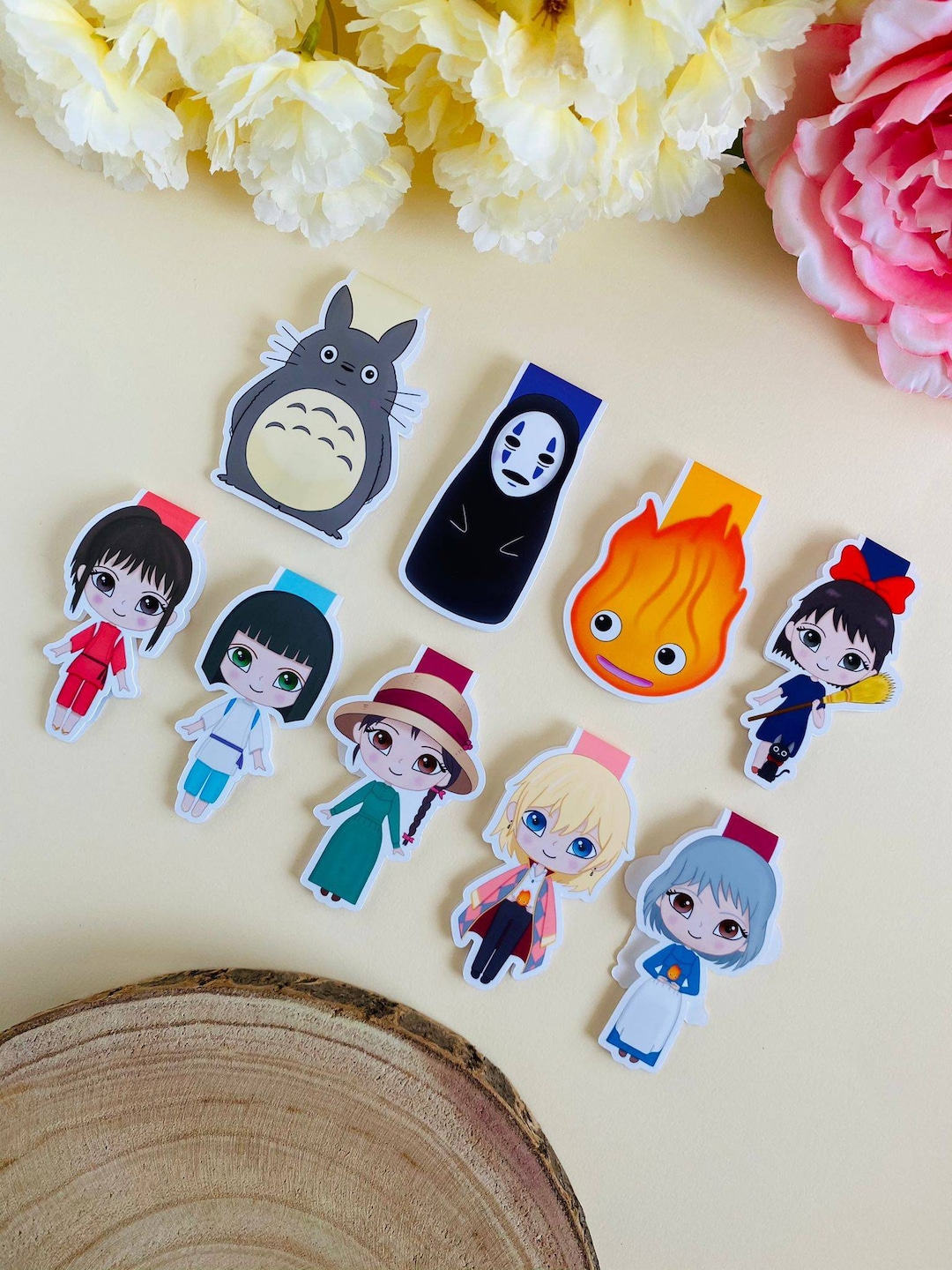 Japanese Animation Film Studio Magnetic Bookmarks, Castle, Journey ...