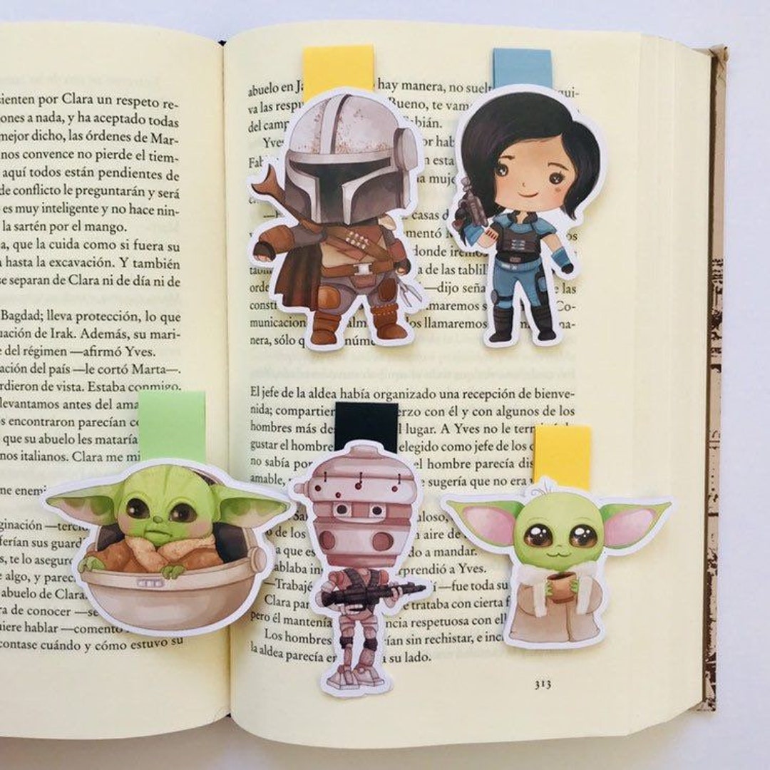 Magnetic Bookmark Command, Bounty Hunter, Soldier, Galaxies, Android - Etsy