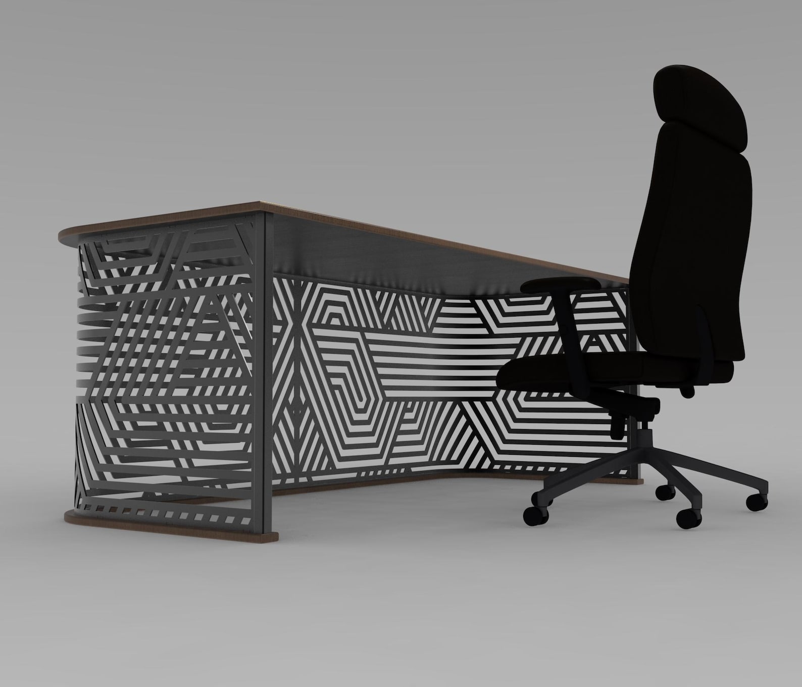 Desk Laser Cut File | CNC Plasma Metal Design (DXF, STL) - Etsy