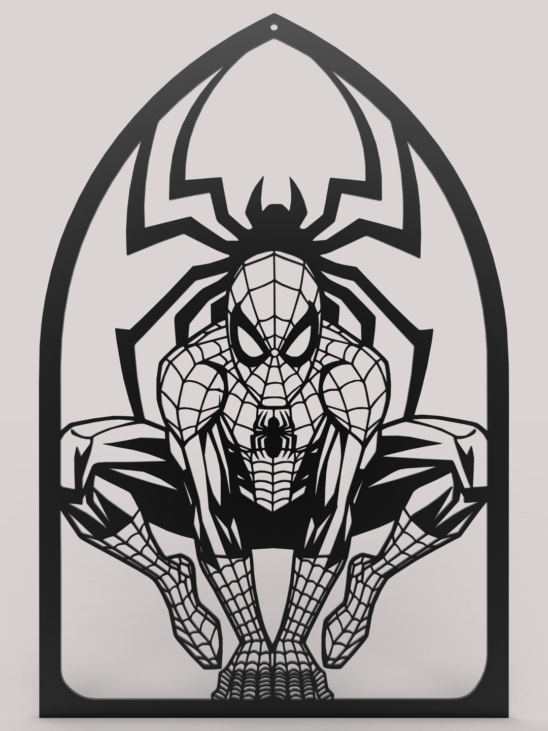 Spider-man Wall Decor - Cnc Laser Cut File STL DXF SLDPRT Superhero Art ...