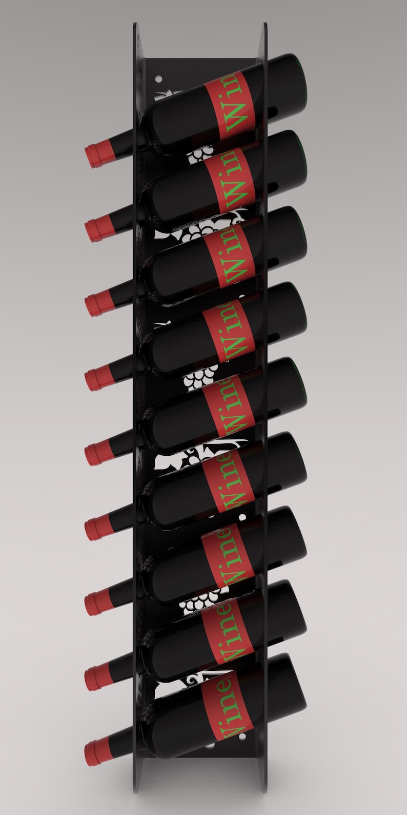 Decorative Laser Cut Wine Rack Digital Files | Unique Wine Storage ...