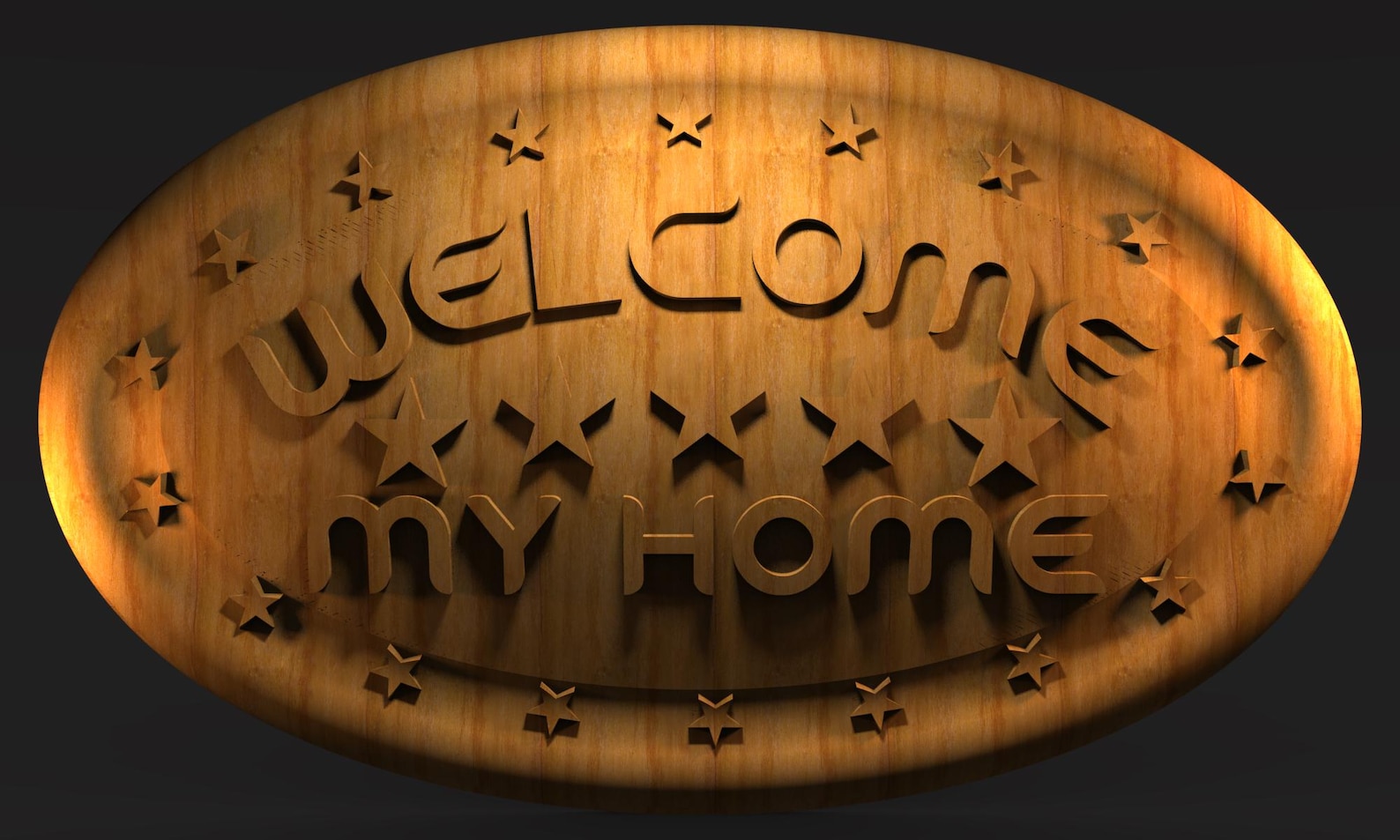 Welcome My Home 3D Wood Relief Design - Digital Product - Etsy