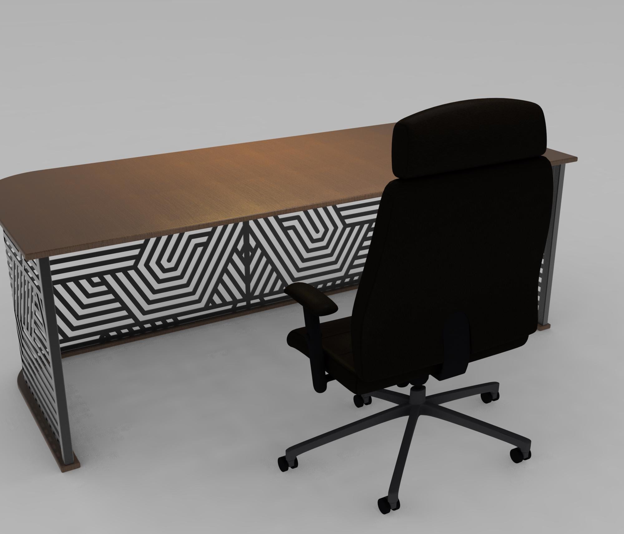Desk Laser Cut File | CNC Plasma Metal Design (DXF, STL) - Etsy