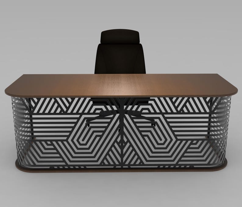 Desk Laser Cut File | CNC Plasma Metal Design (DXF, STL) - Etsy