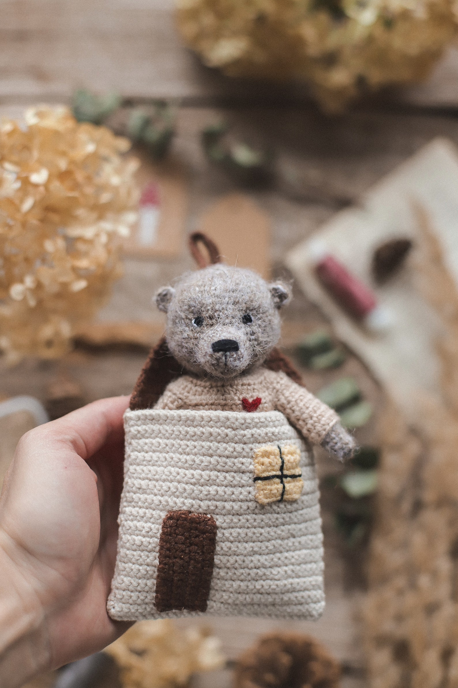 PDF Pattern :crochet Mini Bear in the House. Crochet Christmas - Etsy UK