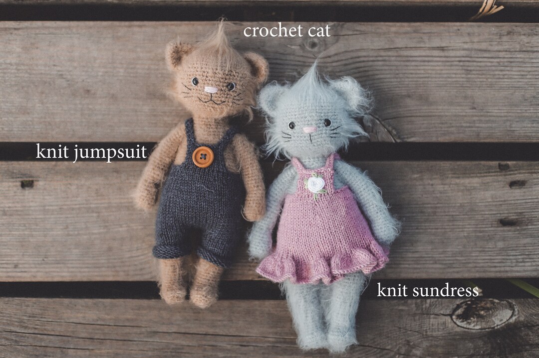 PDF CAT CROCHET Pattern Cute Cat Pattern Cute Crochet - Etsy