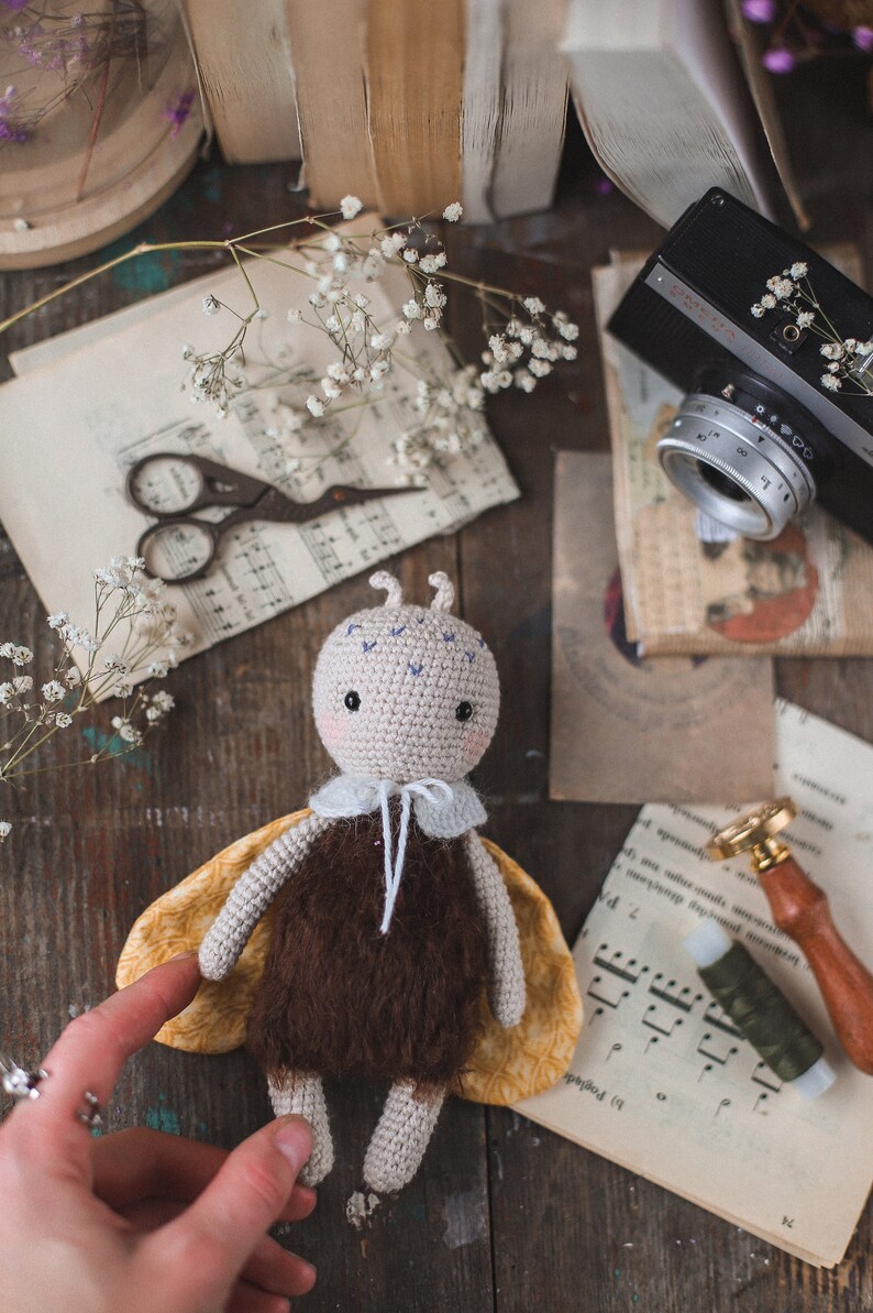 PDF Pattern :crochet Moth Mochi. Amigurumi Crochet Pattern. - Etsy