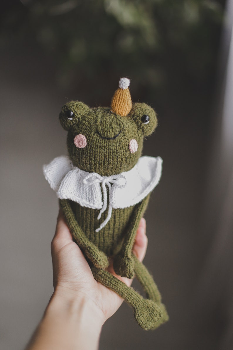 FROG Pdf Knitting Pattern in English. Cute Children Toy Soft - Etsy
