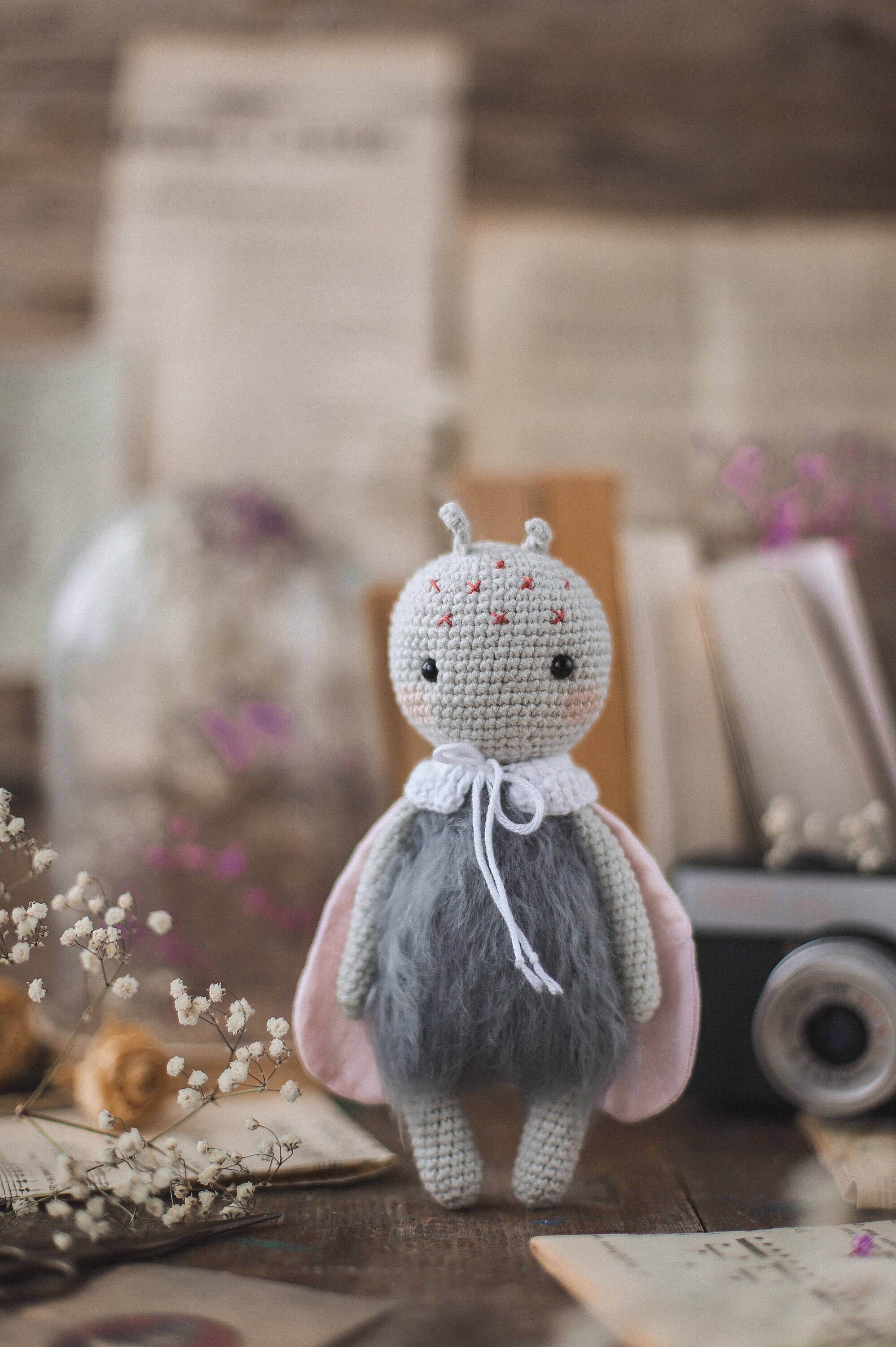 PDF Pattern :crochet Moth Mochi. Amigurumi Crochet Pattern. - Etsy