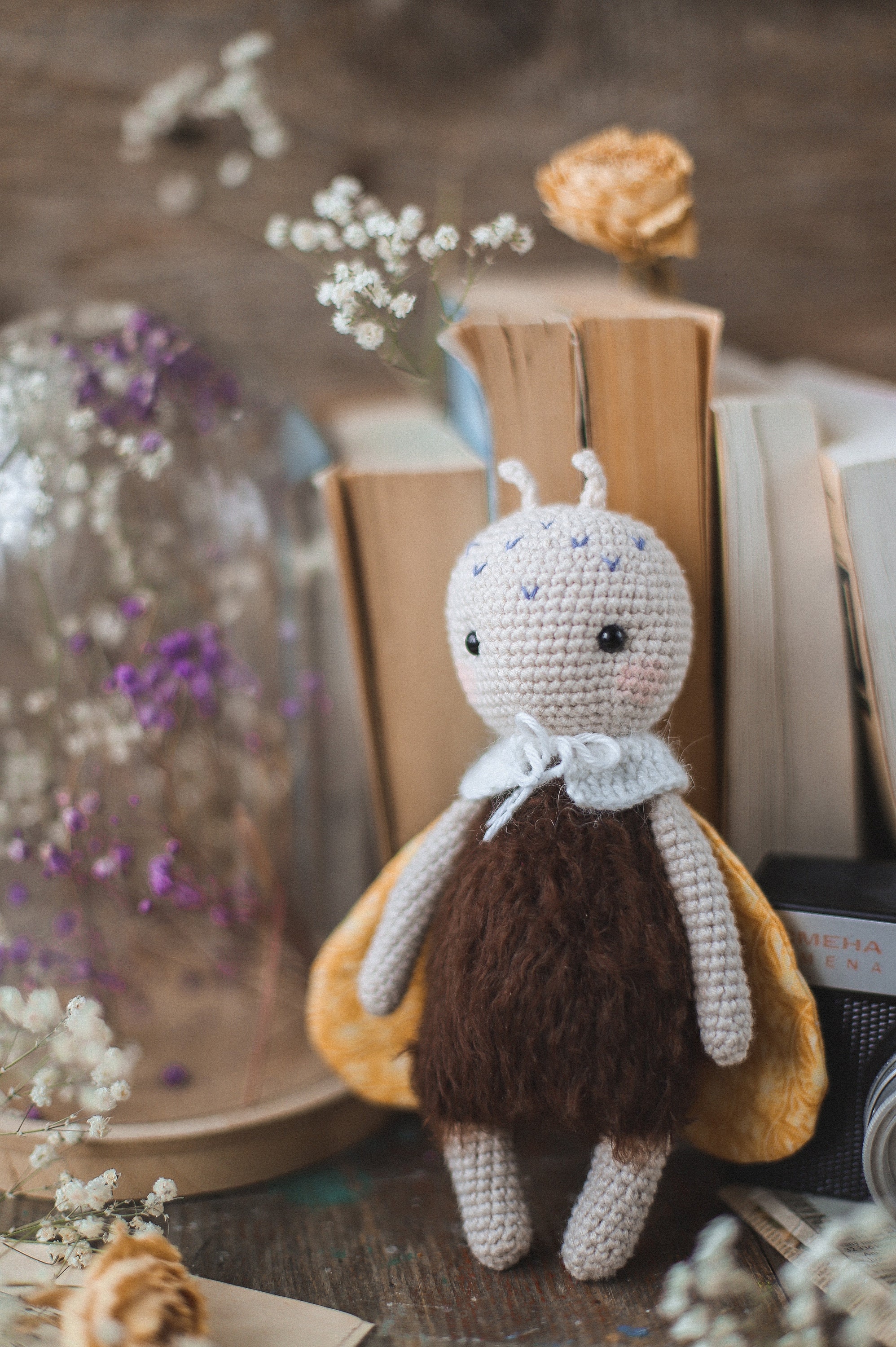 PDF Pattern :crochet Moth Mochi. Amigurumi Crochet Pattern. - Etsy