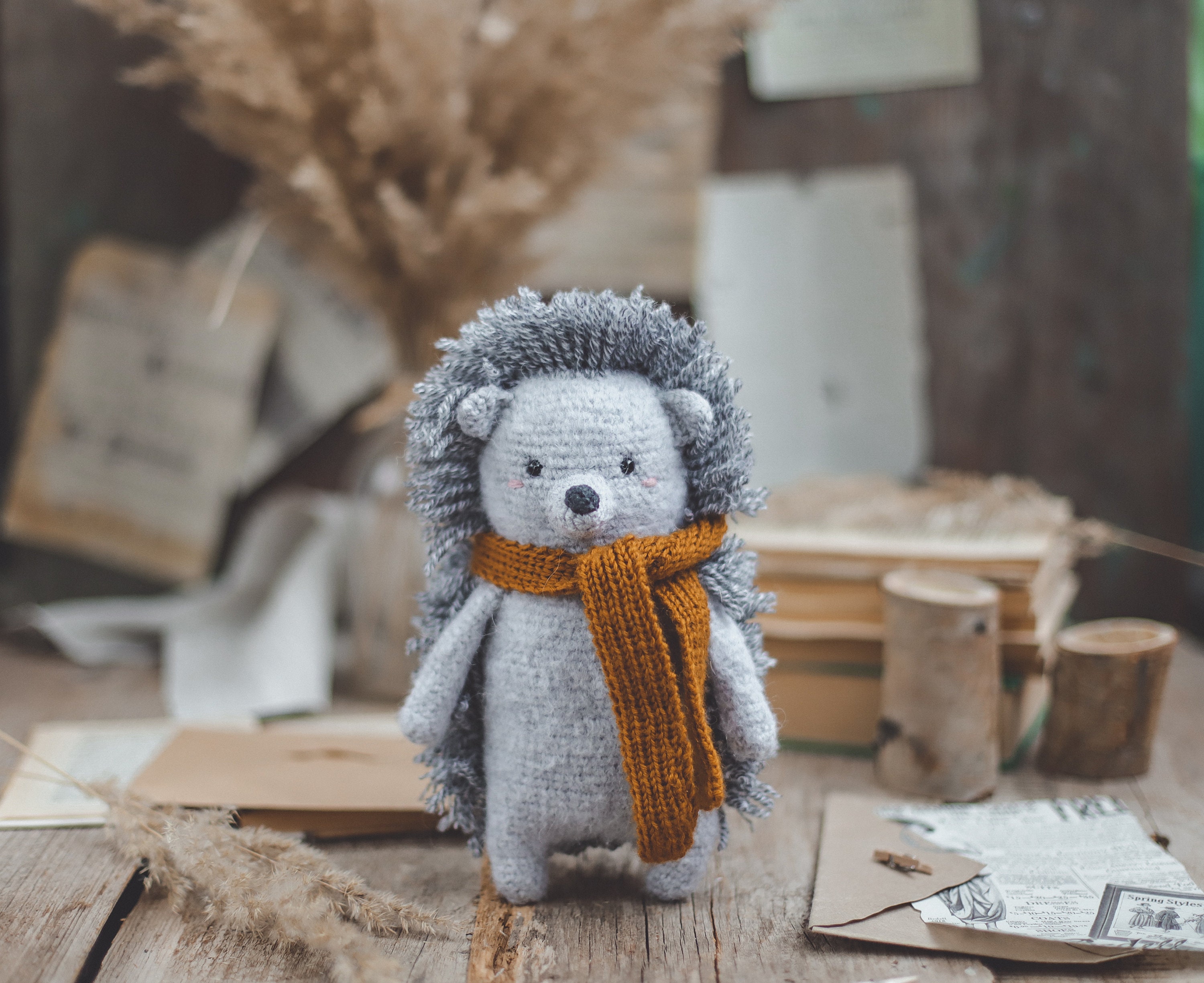 PDF Hedgehog Crochet Pattern Cute Hedgehog Amigurumi | Etsy