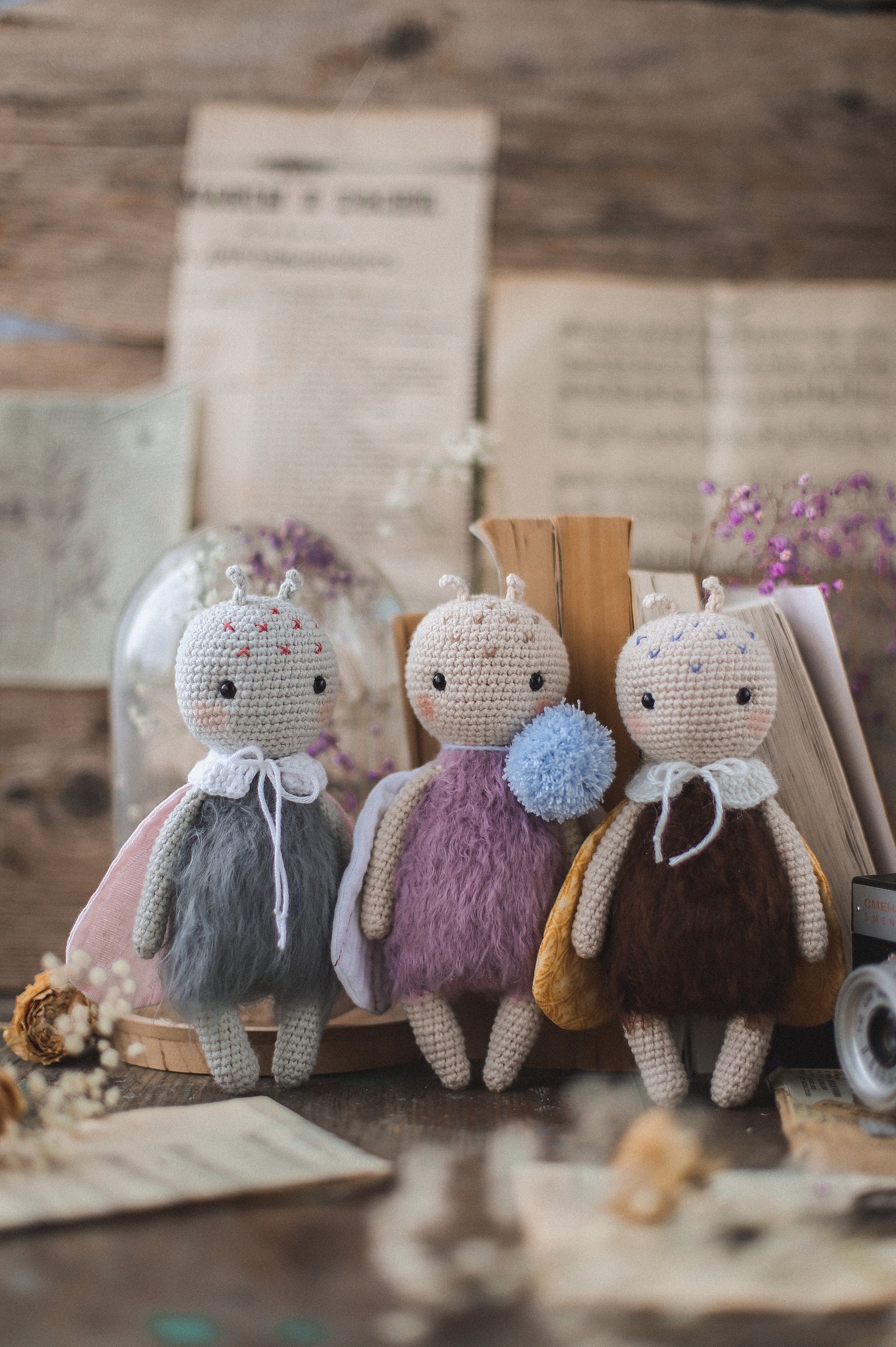 PDF Pattern :crochet Moth Mochi. Amigurumi Crochet Pattern. - Etsy