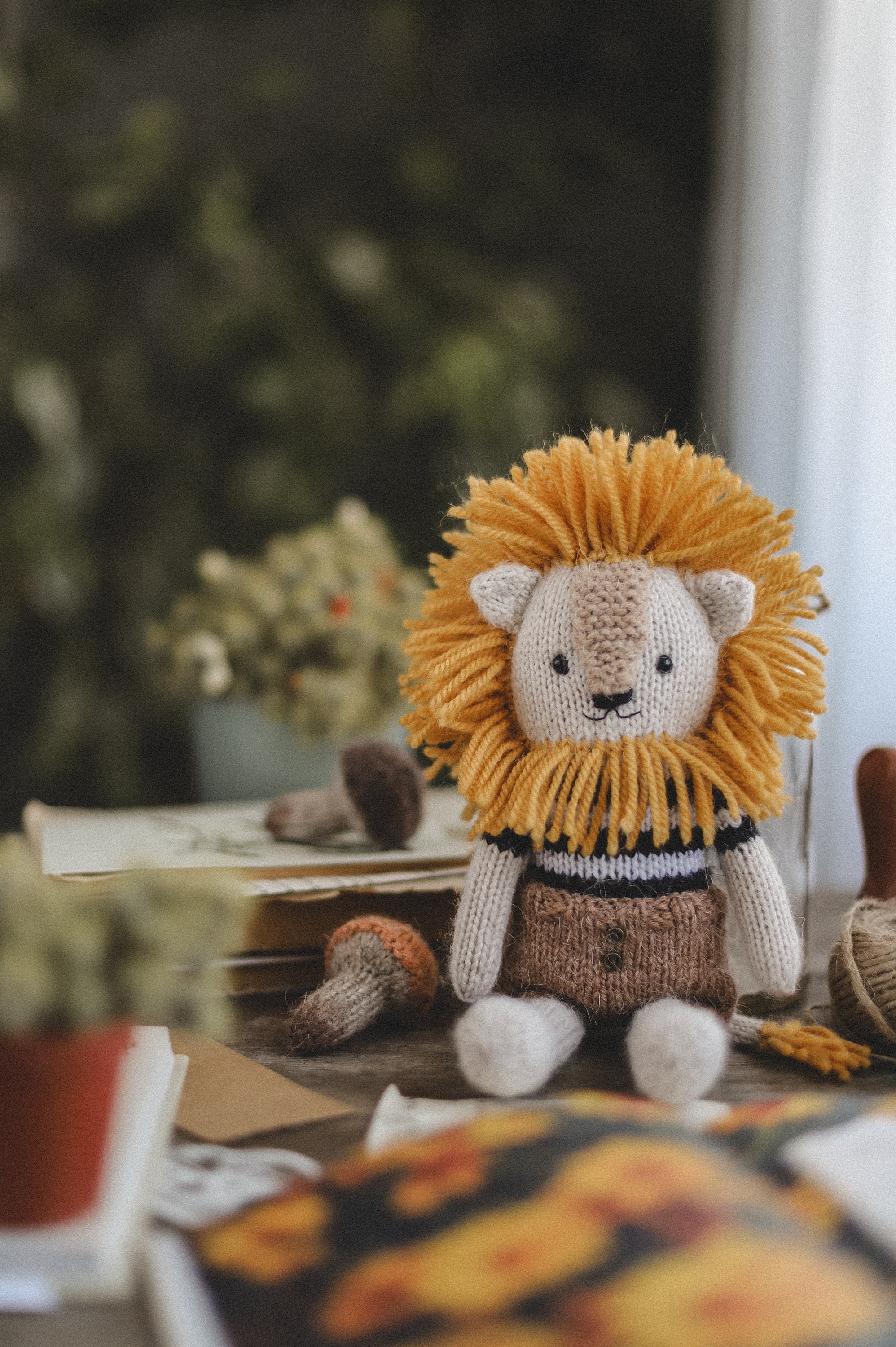 PDF Knitting Pattern: Snickers the Lion. Cute Children Toy, Soft Toy ...