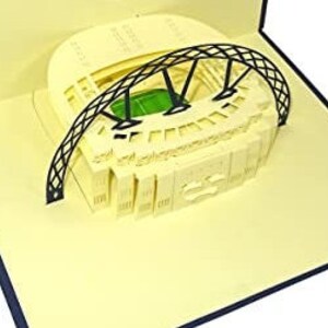 3D Football Club Stadium Birthday Valentines Card LIVERPOOL ARSENAL ...