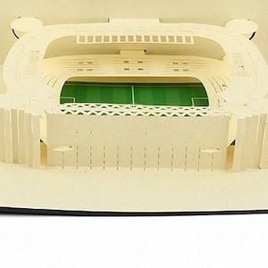 3D Football Club Stadium Birthday Valentines Card LIVERPOOL ARSENAL ...