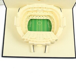 3D Football Club Stadium Birthday Valentines Card LIVERPOOL ARSENAL ...