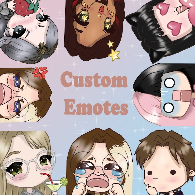 Custom Twitch Emotes/28x28, 56x56, 112x112 - Etsy