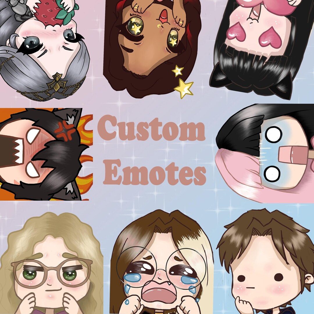 Custom Twitch Emotes/28x28, 56x56, 112x112 - Etsy
