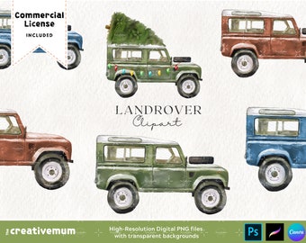 Land Rover Clip Art - Etsy UK