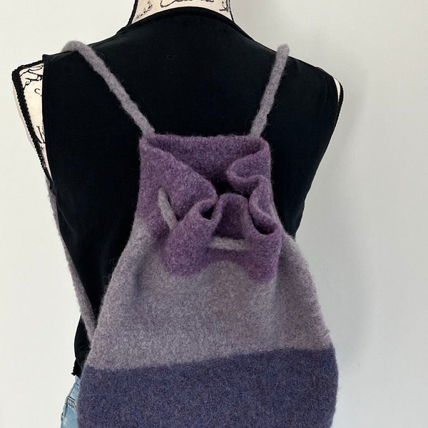Wool Backpack - Etsy
