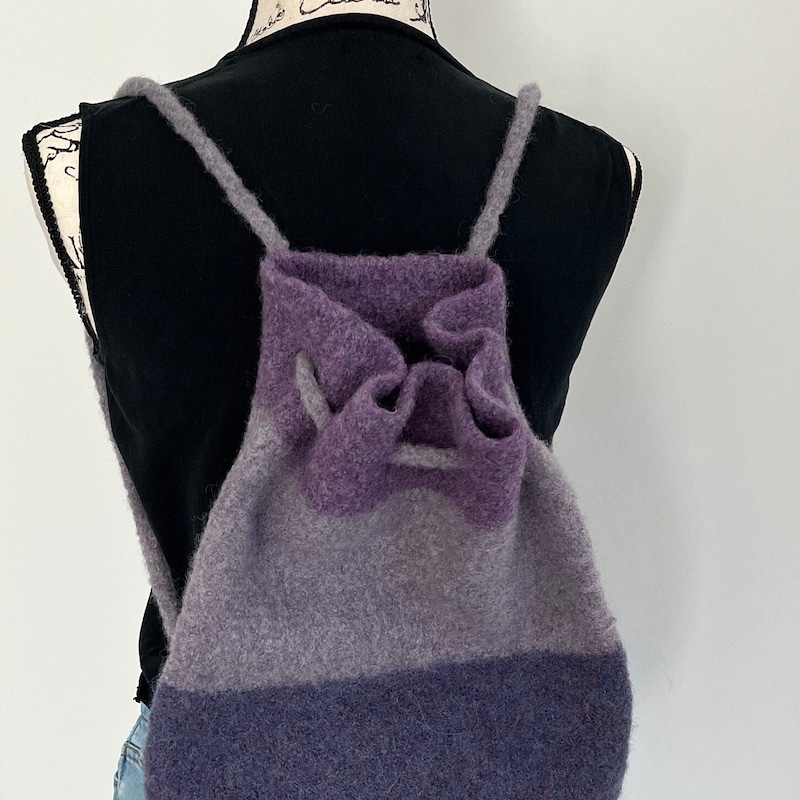 Wool Backpack - Etsy