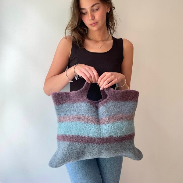 Felt Tote Bag - Etsy