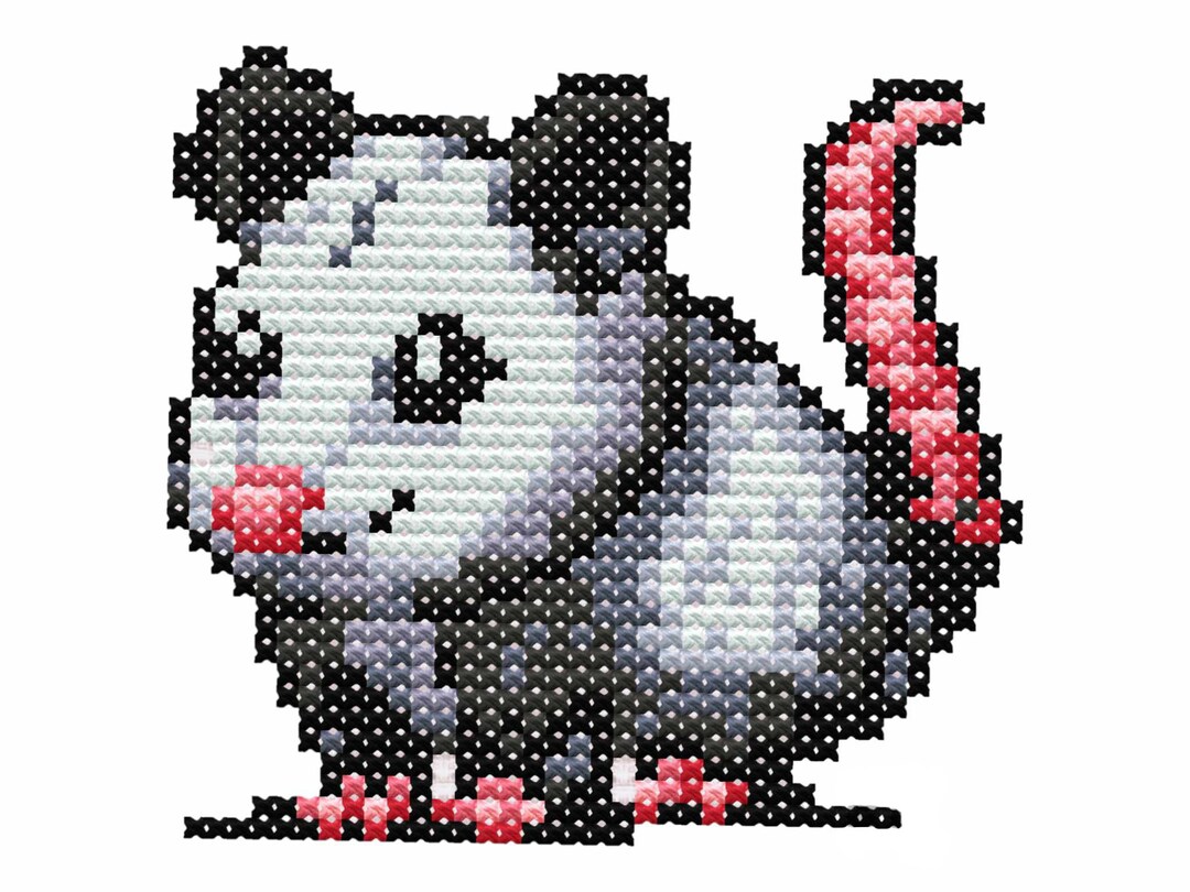 Mini Possum Cross Stitch Pattern PDF - Etsy