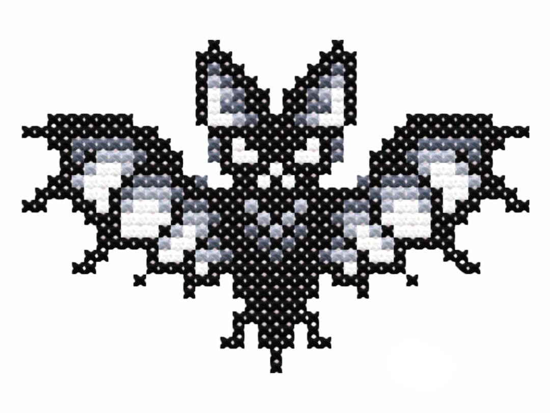 Mini Bat Cross Stitch Pattern PDF - Etsy