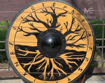 Viking Shield Tree of Life - Etsy