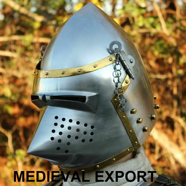 Medieval Helmet - Etsy