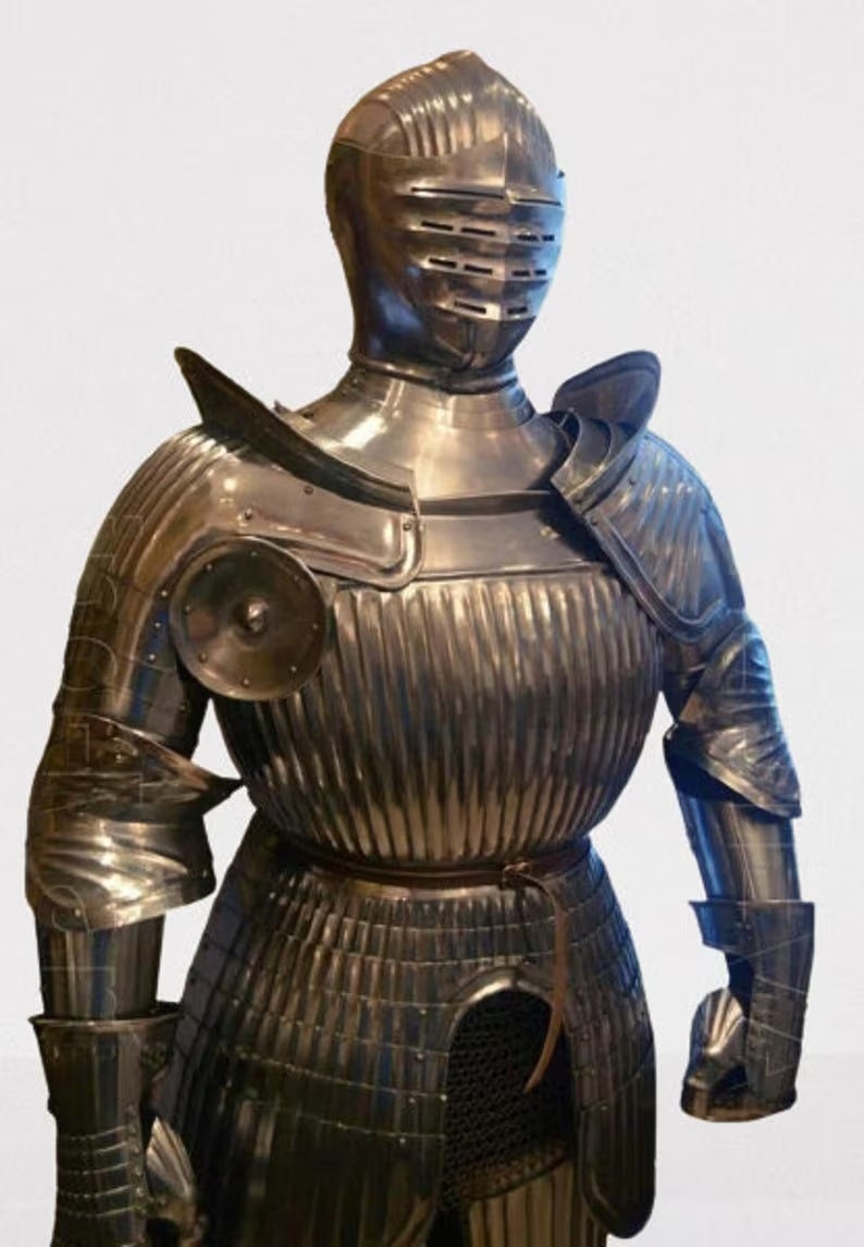 15th Century Medieval German Armour Suit German Plate Full - Etsy