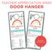 Teacher Appreciation Week Door Hanger – Printable Classroom Service ...