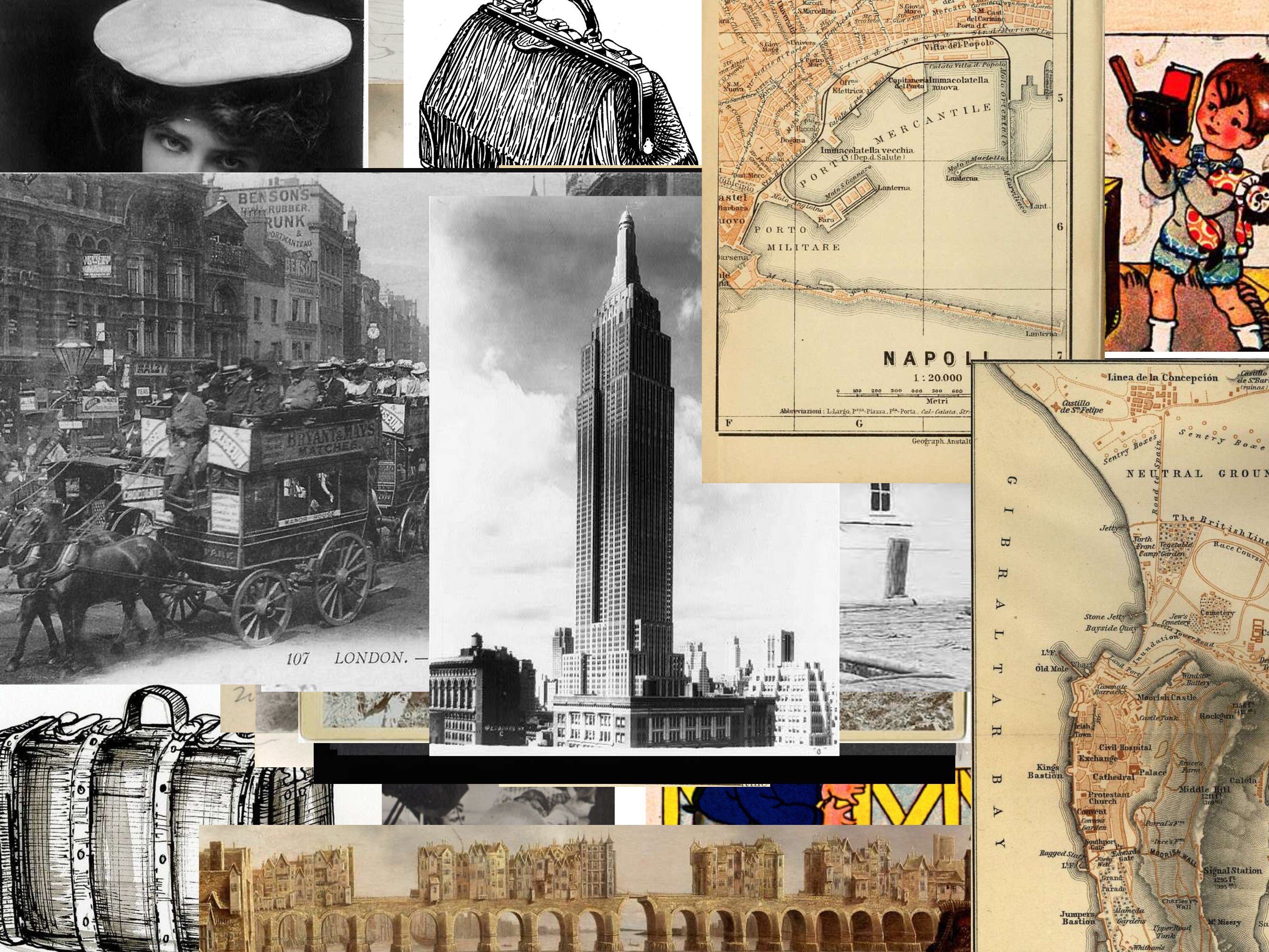 Printable Vintage Travel Ephemera for Junk Journals, Collage Art, Card ...