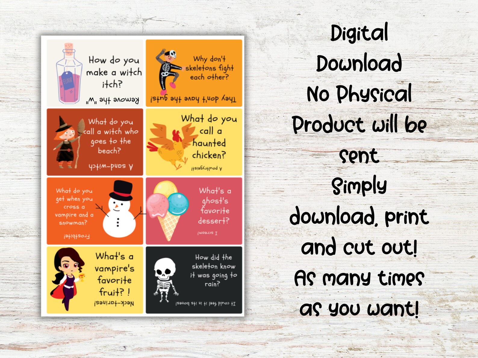 Printable Halloween Lunch Box Notes | 32 Printable Lunchbox Note Cards ...