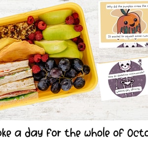 Printable Halloween Lunch Box Jokes 32 Printable Lunchbox - Etsy