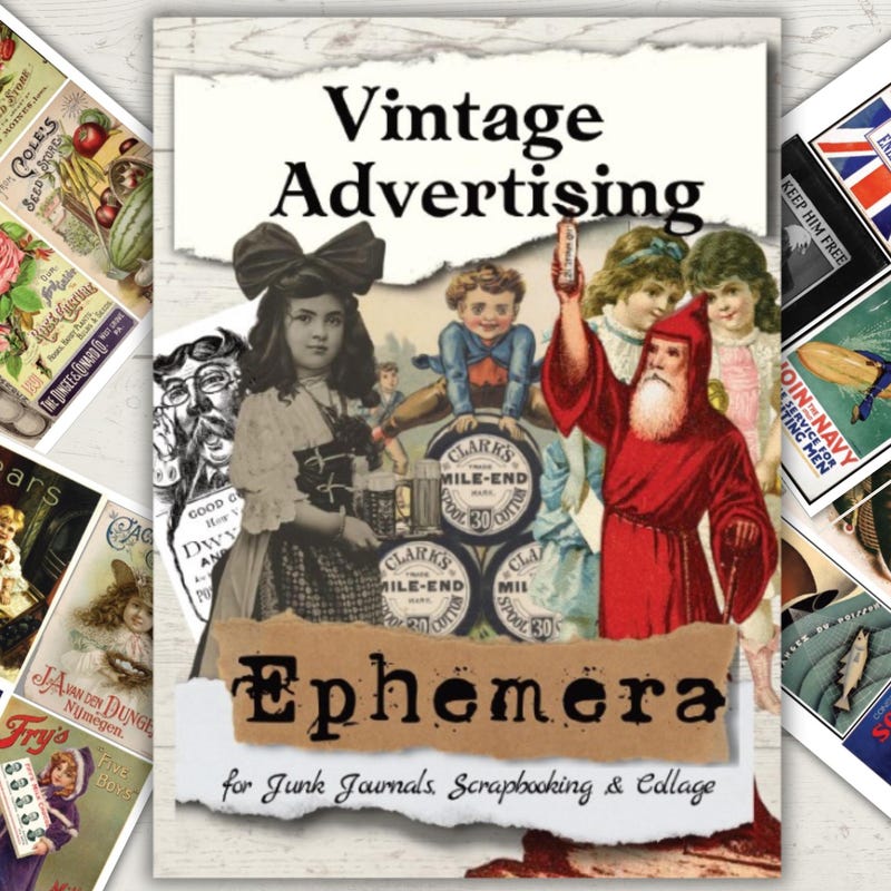 Advertising Ephemera - Etsy