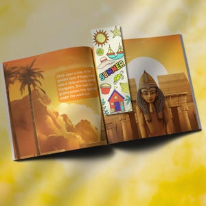 Summer Coloring Bookmarks for Kids – Fun Food & Beach Theme Printable ...