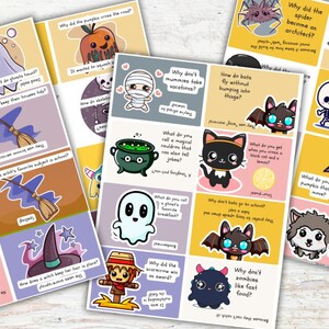 Printable Halloween Lunch Box Jokes 32 Printable Lunchbox - Etsy