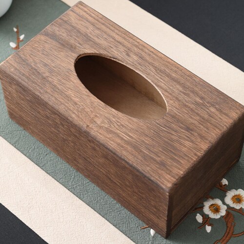 Wood Tissue Box Cover - Etsy