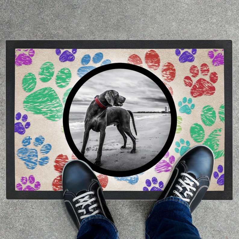 Personalized Dog Doormat Custom Dog Doormat Pet Welcome Mat - Etsy