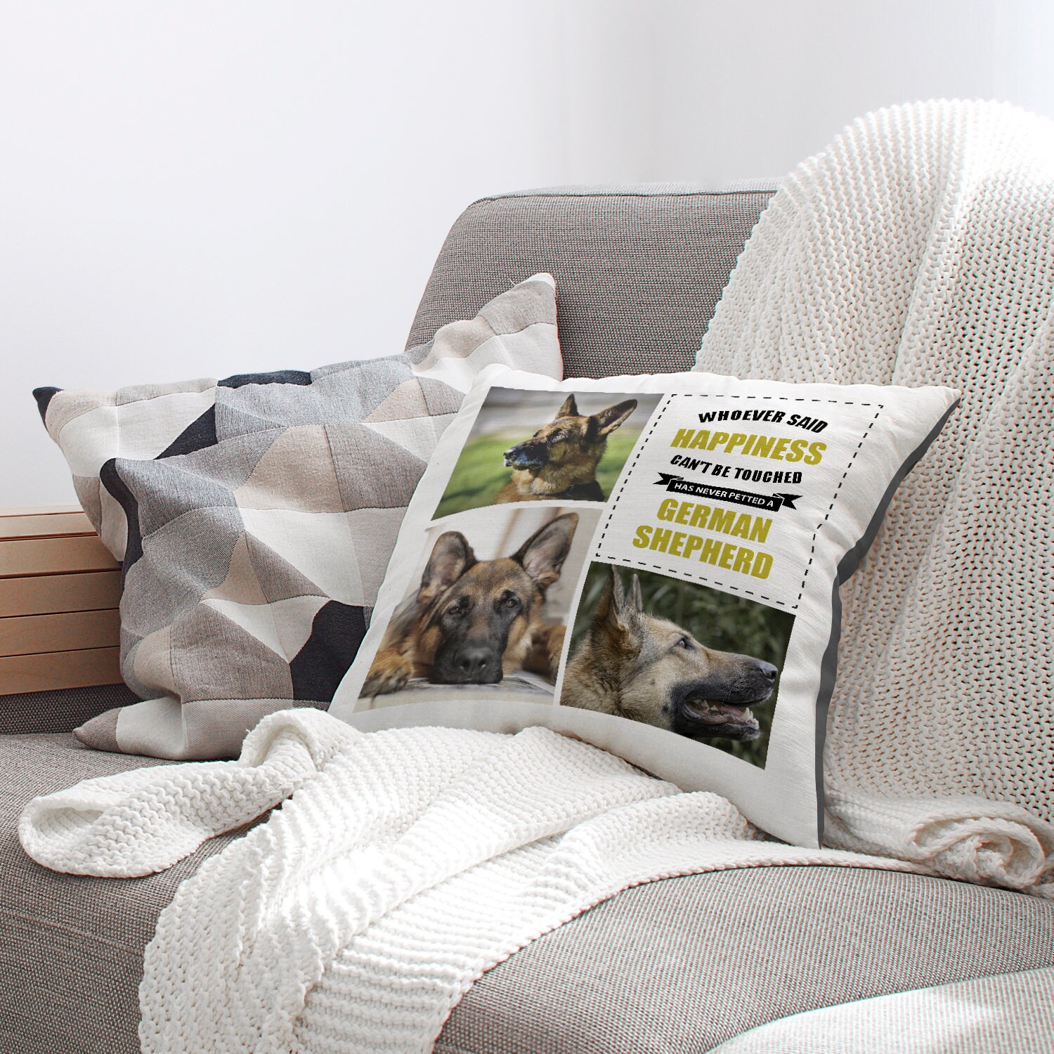 German Shepherd Personalized Photo Pillow German Shepherd Gifts German ...